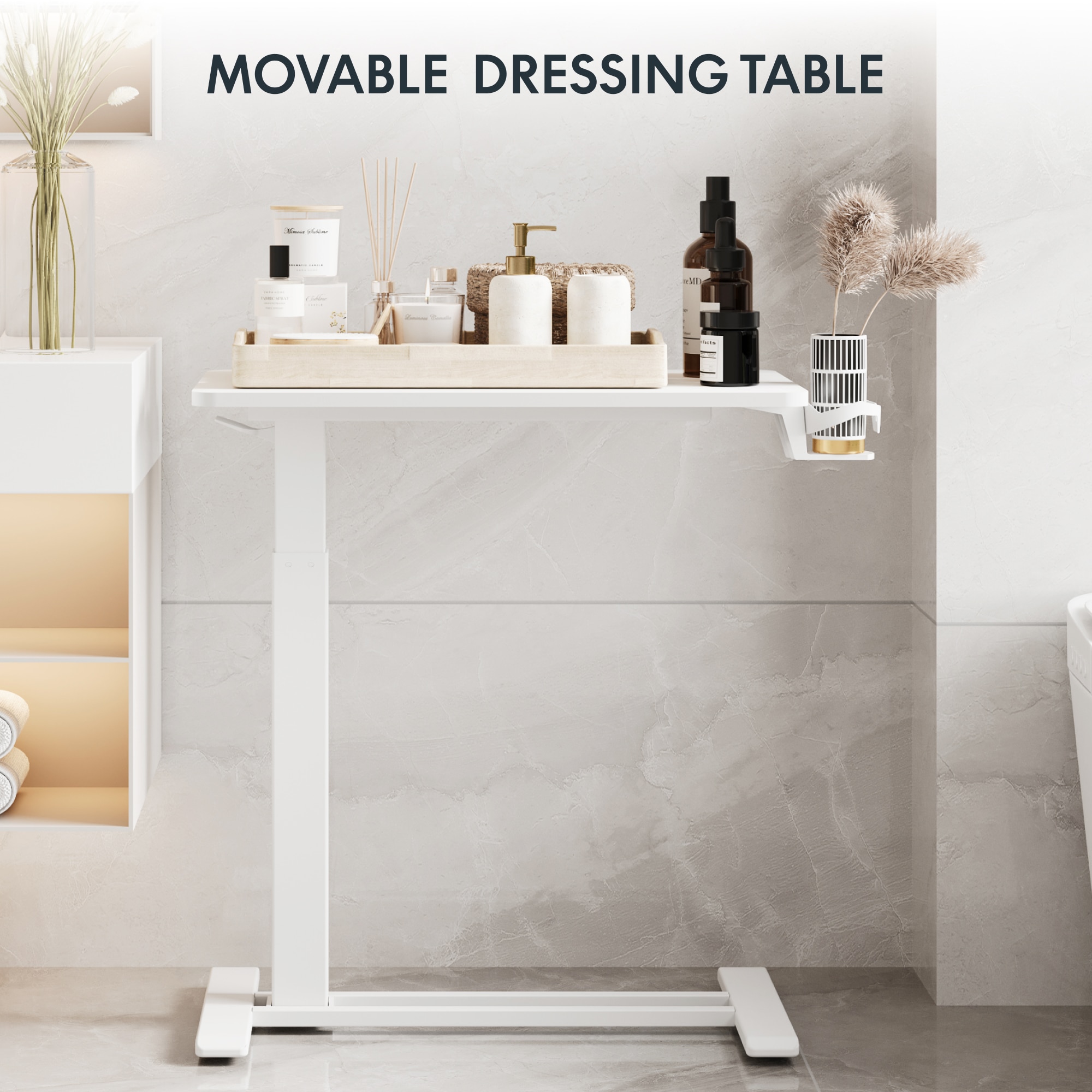 Height Adjustable Overbed Table | Flexispot